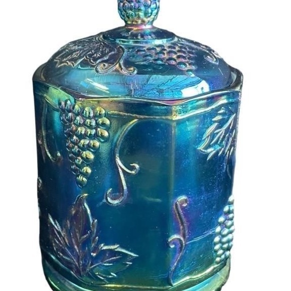 Carnival Glass | Kitchen | Vintage Carnival Glass Large Water Pitcher ...